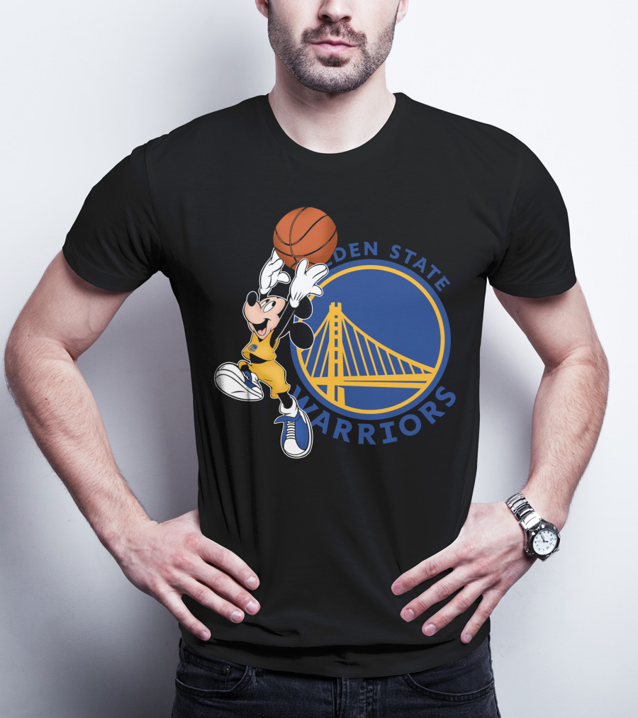 Mickey Golden State Warriors Basketball T-Shirt