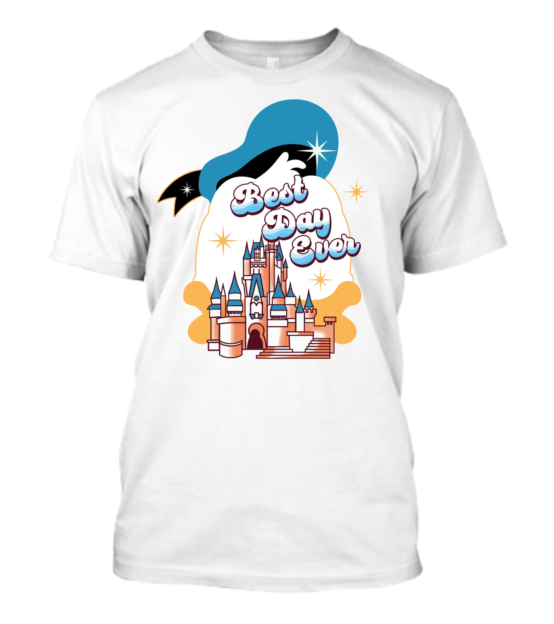 Best Day Ever Castle And Donald Hat T-Shirt