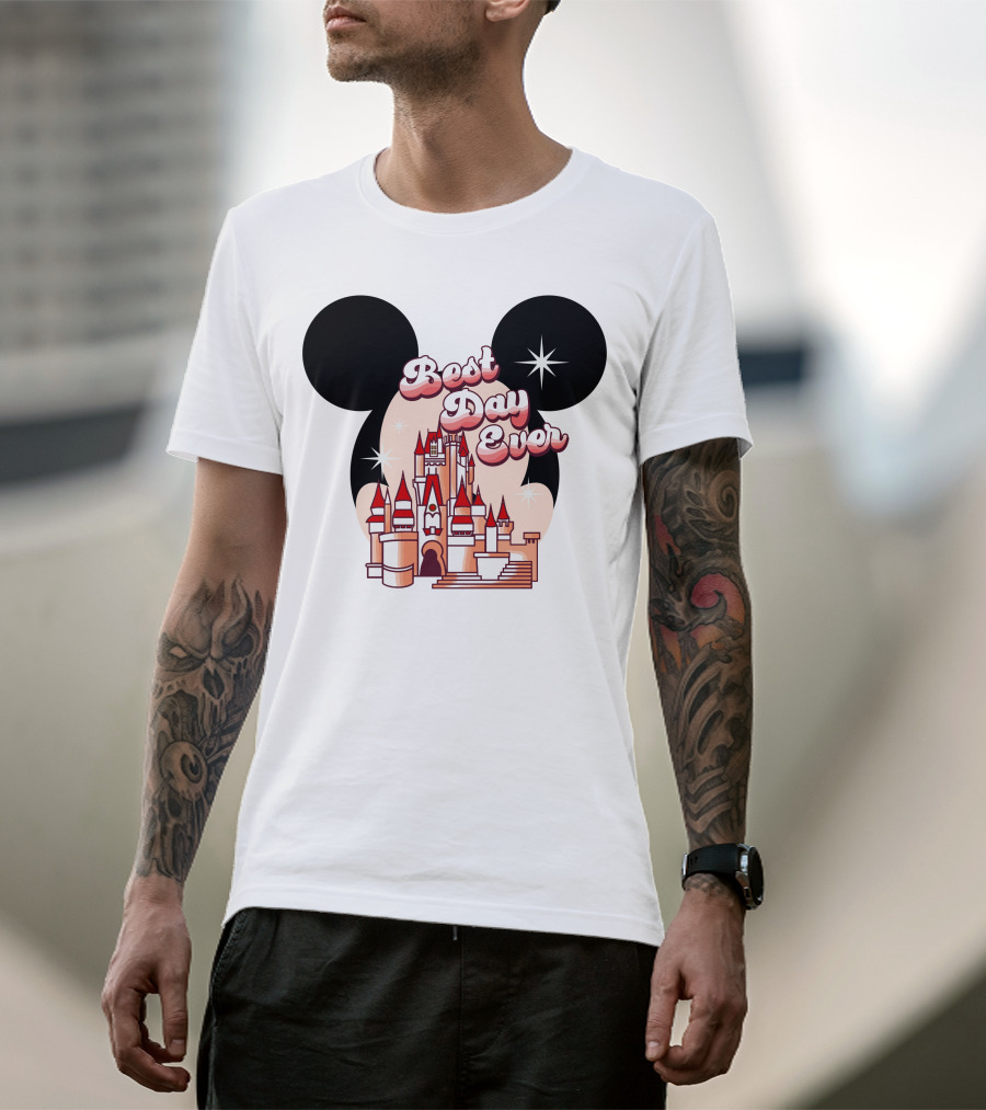 Best Day Ever Mickey Castle T-Shirt