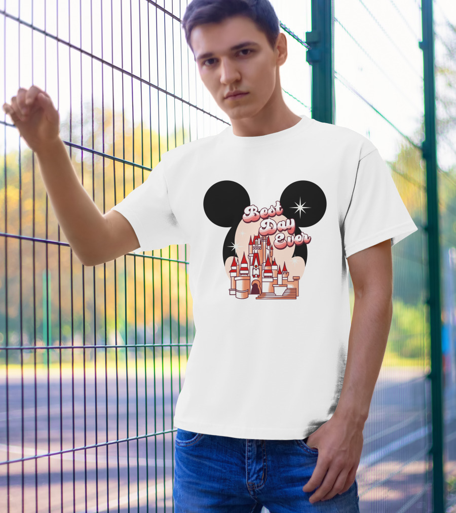 Best Day Ever Mickey Castle T-Shirt