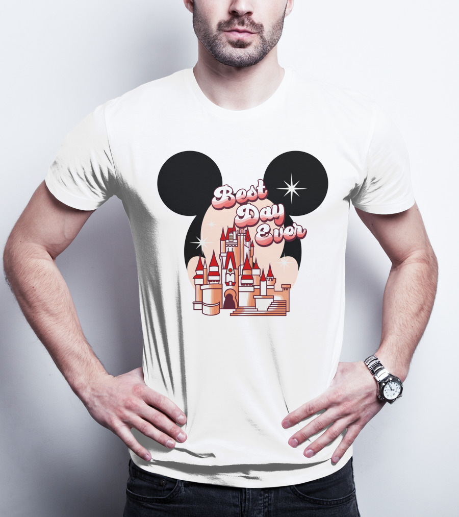 Best Day Ever Mickey Castle T-Shirt