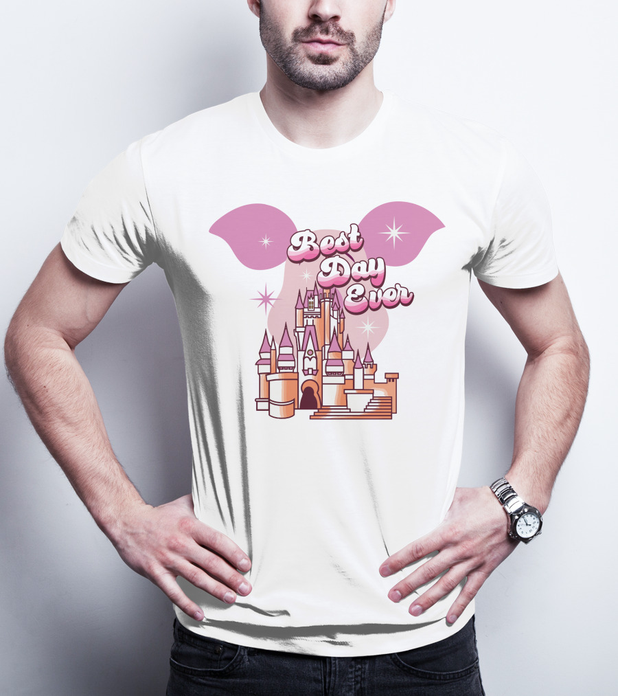 Best Day Ever Piglet Ears Castle Magic Stars T-Shirt