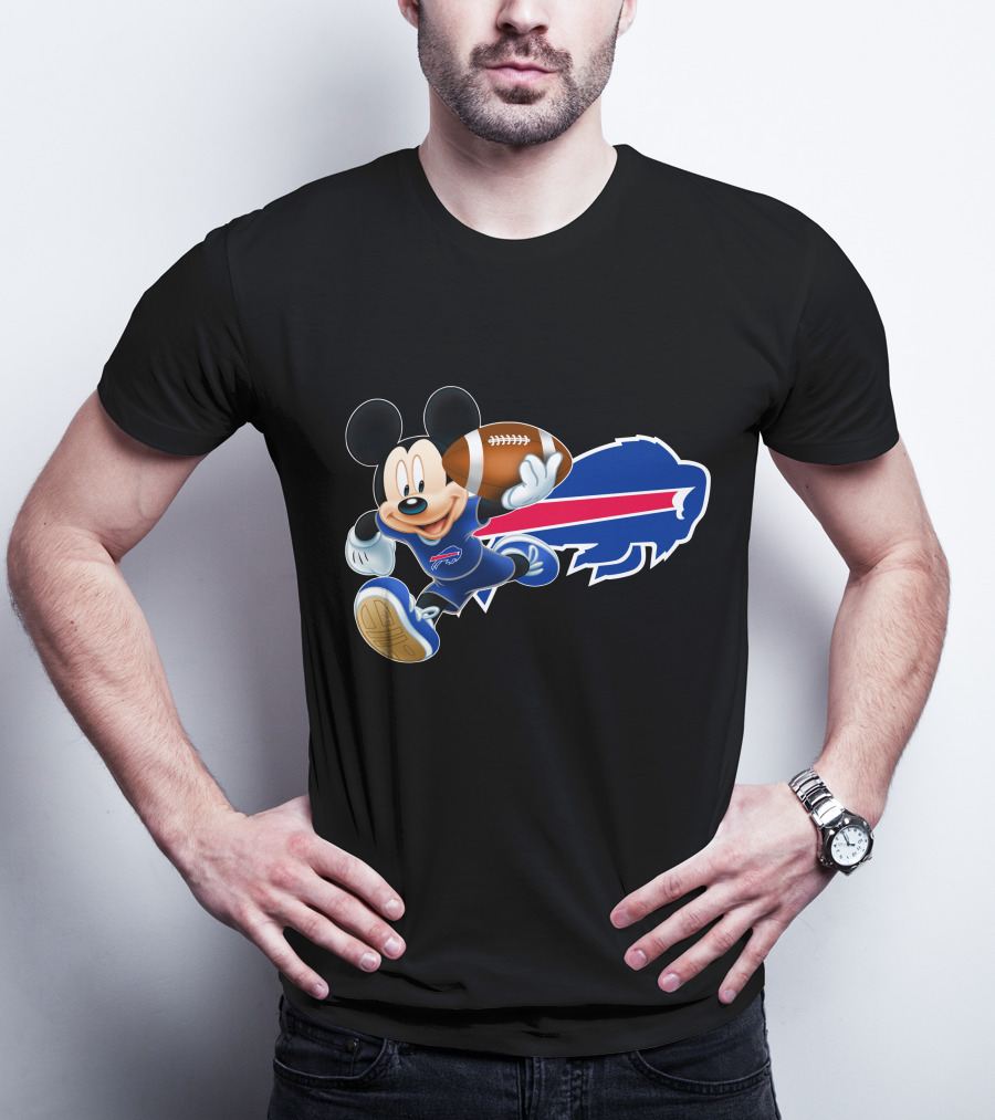 Mickey Mouse Buffalo Bills Football T-Shirt