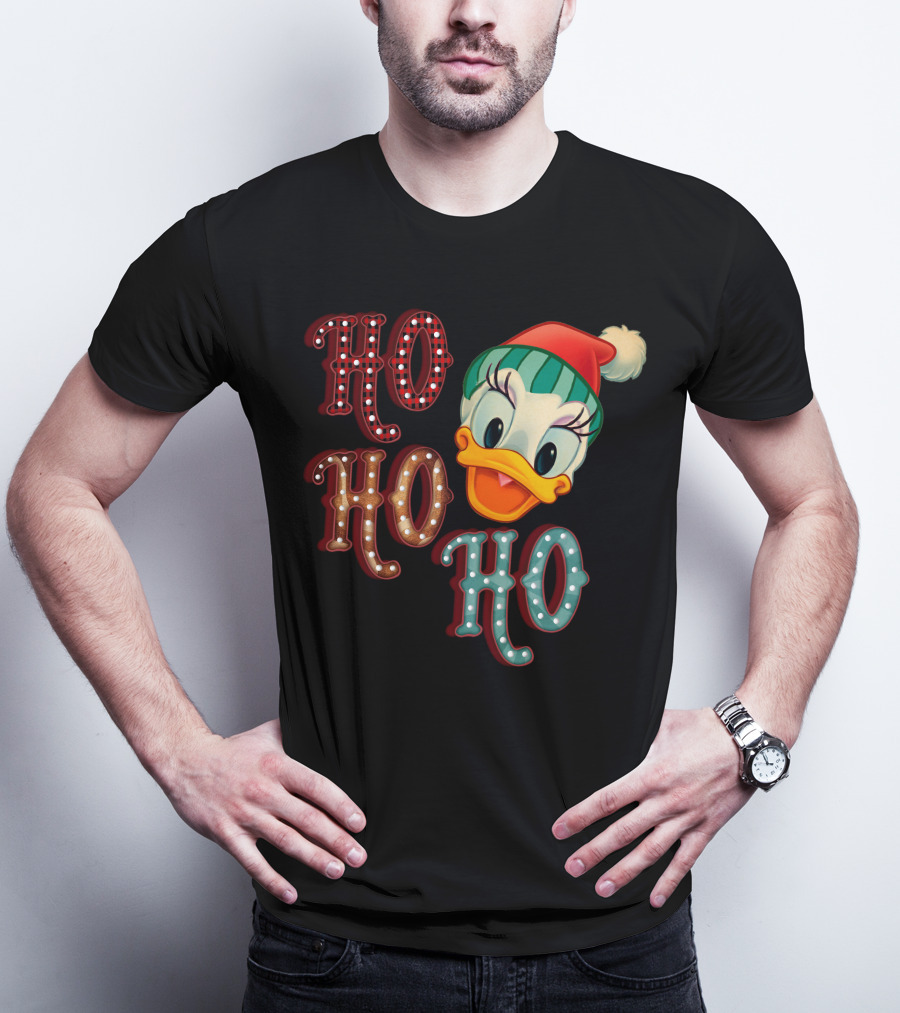 Ho Ho Ho Daisy Holiday Fun T-Shirt