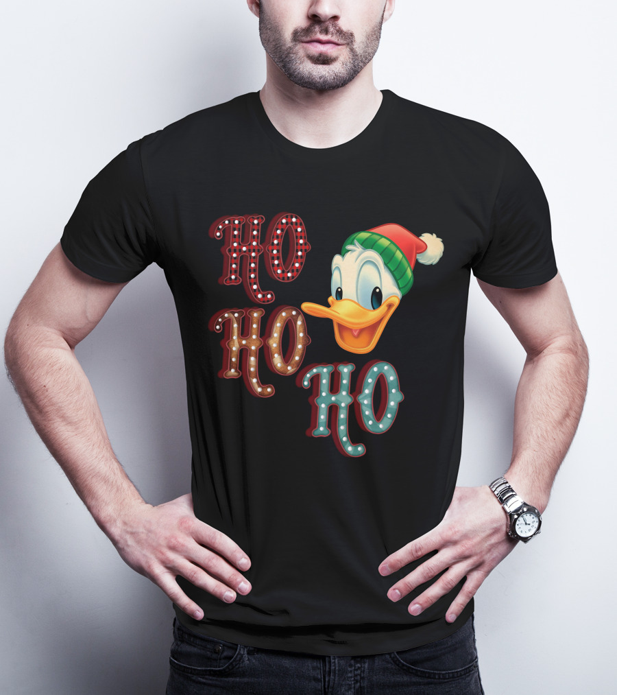 Ho Ho Ho Donald Christmas Hat T-Shirt