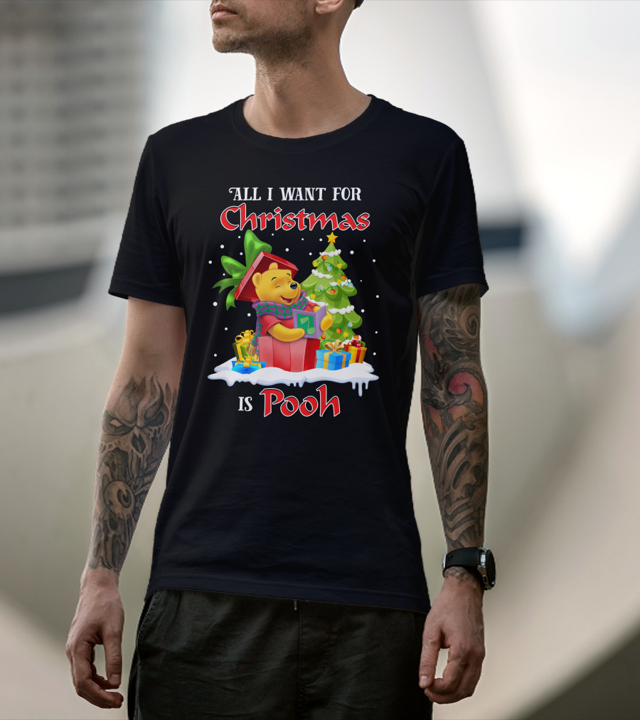 All I Want For Christmas Is Pooh T-Shirt