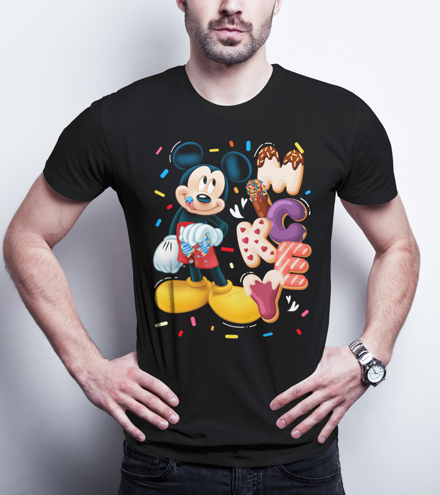 Mickey Mouse Donut Sprinkles T-Shirt