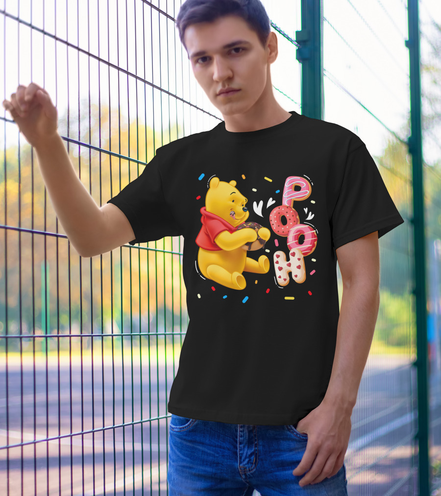 Pooh Donut Delight With Sprinkles T-Shirt