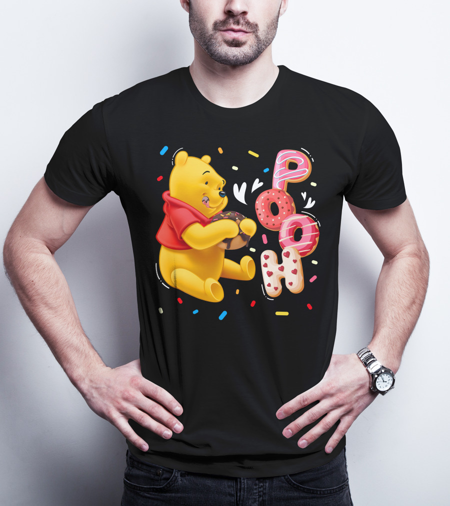 Pooh Donut Delight With Sprinkles T-Shirt