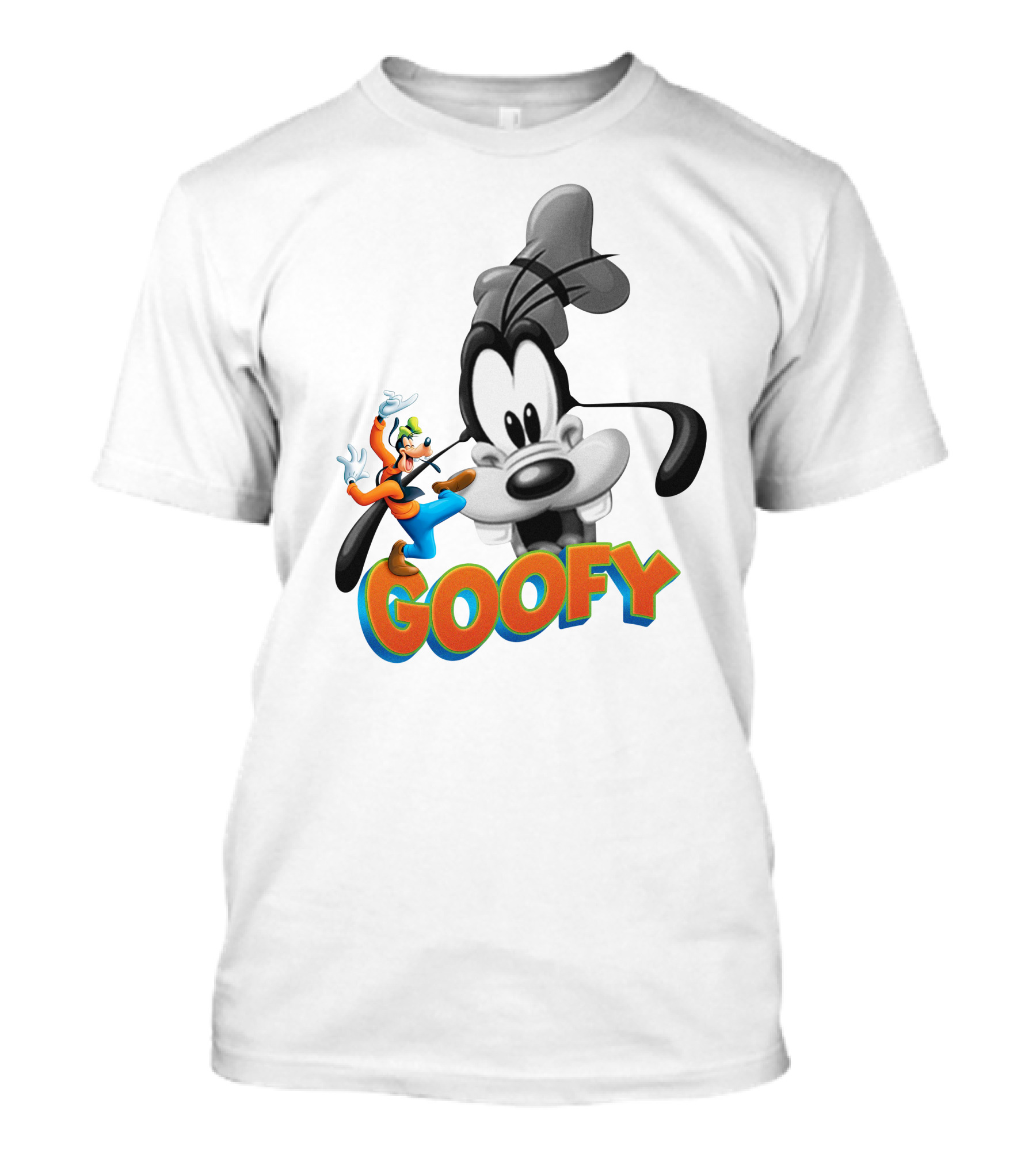 Goofy Disney Character With Classic Animation Style T-Shirt