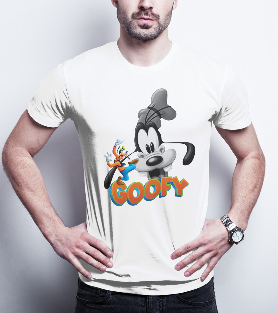 Goofy Disney Character With Classic Animation Style T-Shirt
