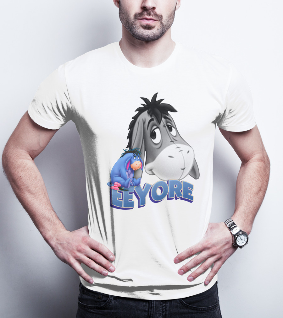 Eeyore Blue And Gray Character Disney T-Shirt