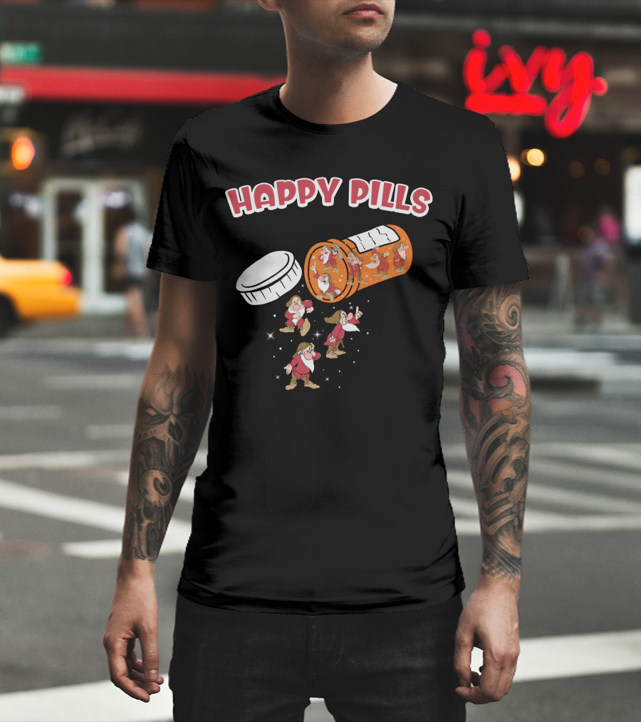 HAPPY PILLS Grumpy Seven Dwarfs T-Shirt