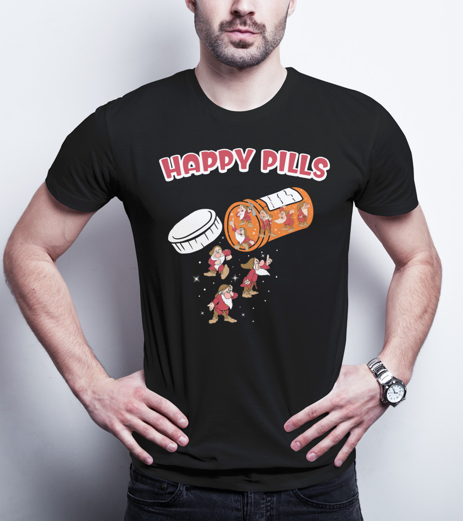 HAPPY PILLS Grumpy Seven Dwarfs T-Shirt