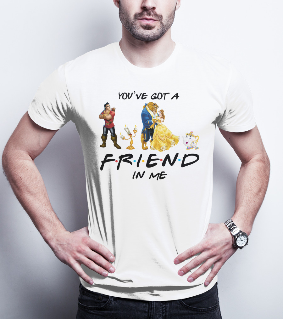 You've Got A Friend In Me Beauty And The Beast Friends Icons T-Shirt