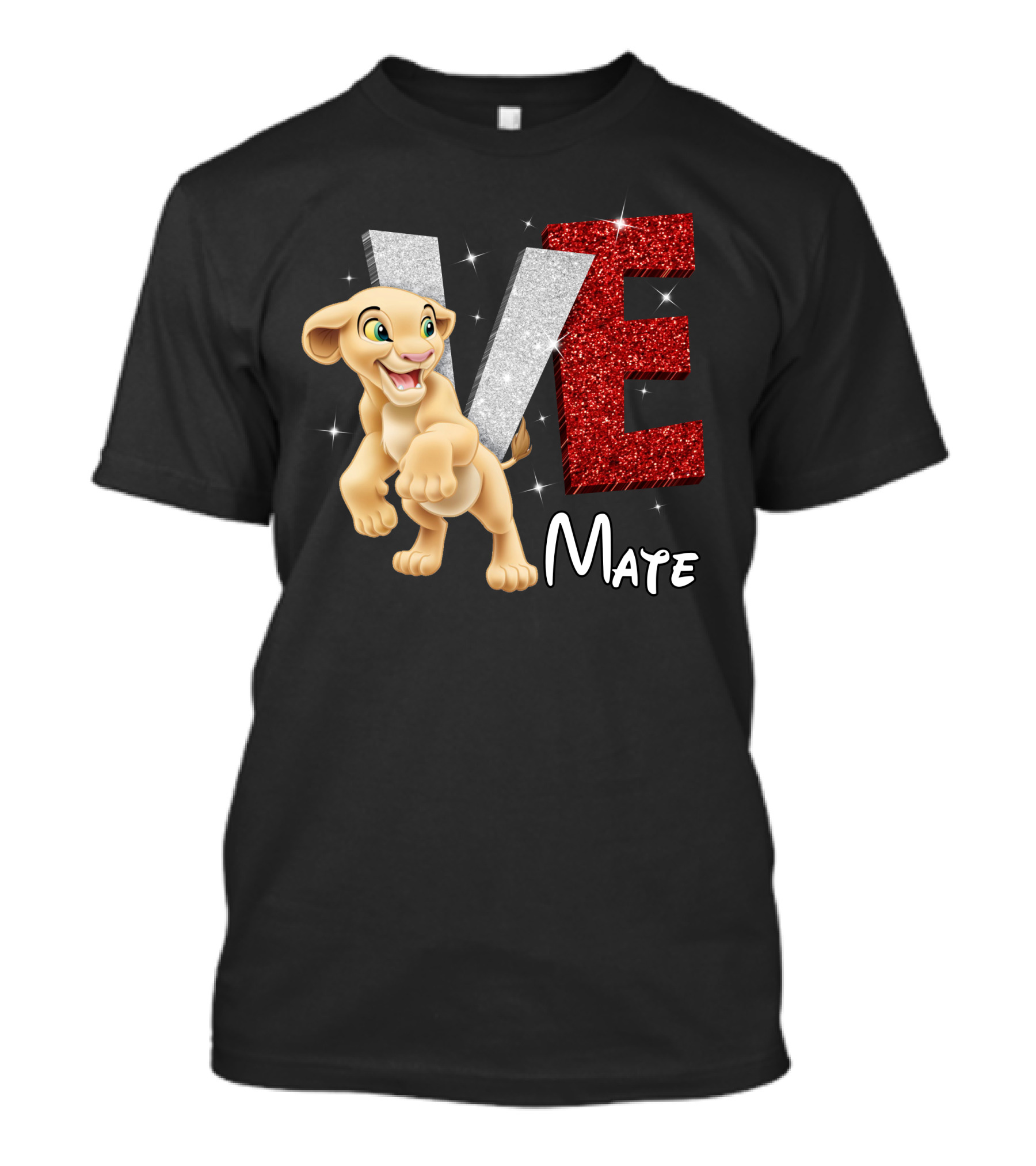 Nala Love Mate Lion Cub Sparkle T-Shirt