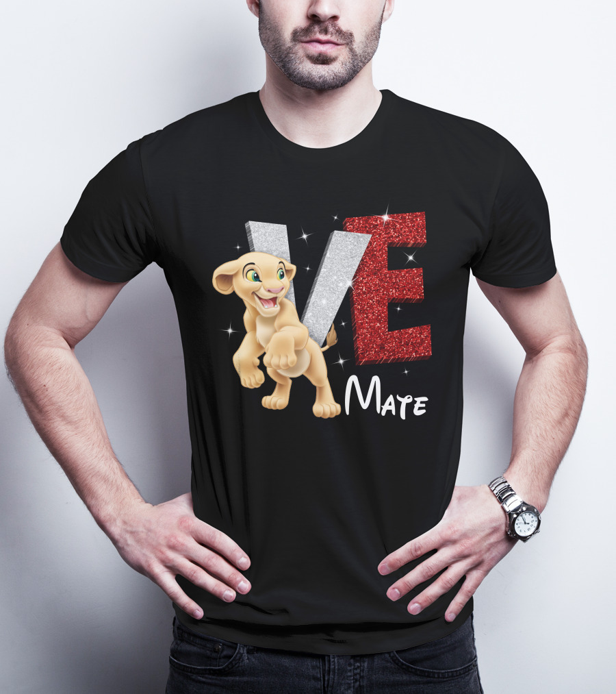 Nala Love Mate Lion Cub Sparkle T-Shirt