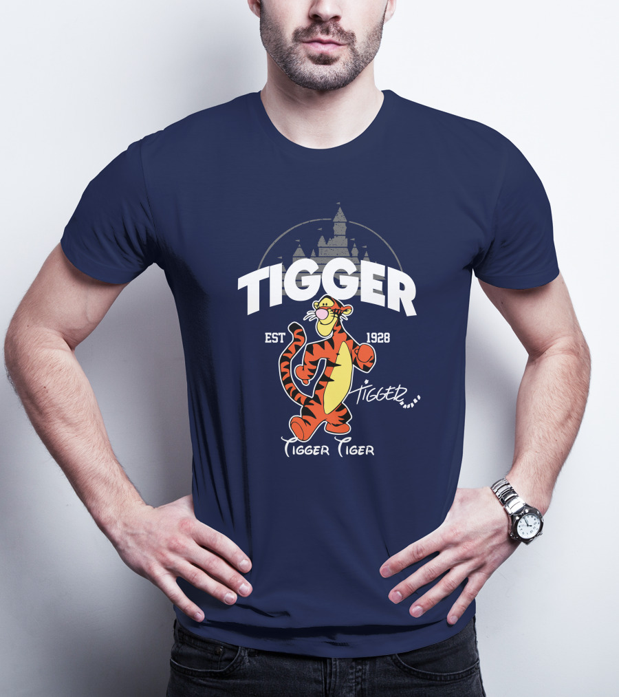Tigger Tiger Castle Est 1928 T-Shirt