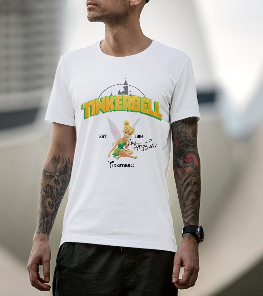 Tinkerbell Est 1904 Castle Wings T-Shirt