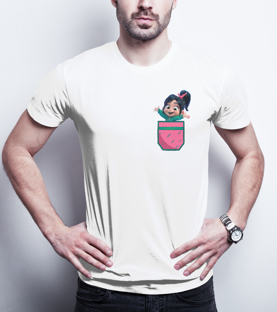 Vanellope Von Schweetz Pocket Character T-Shirt