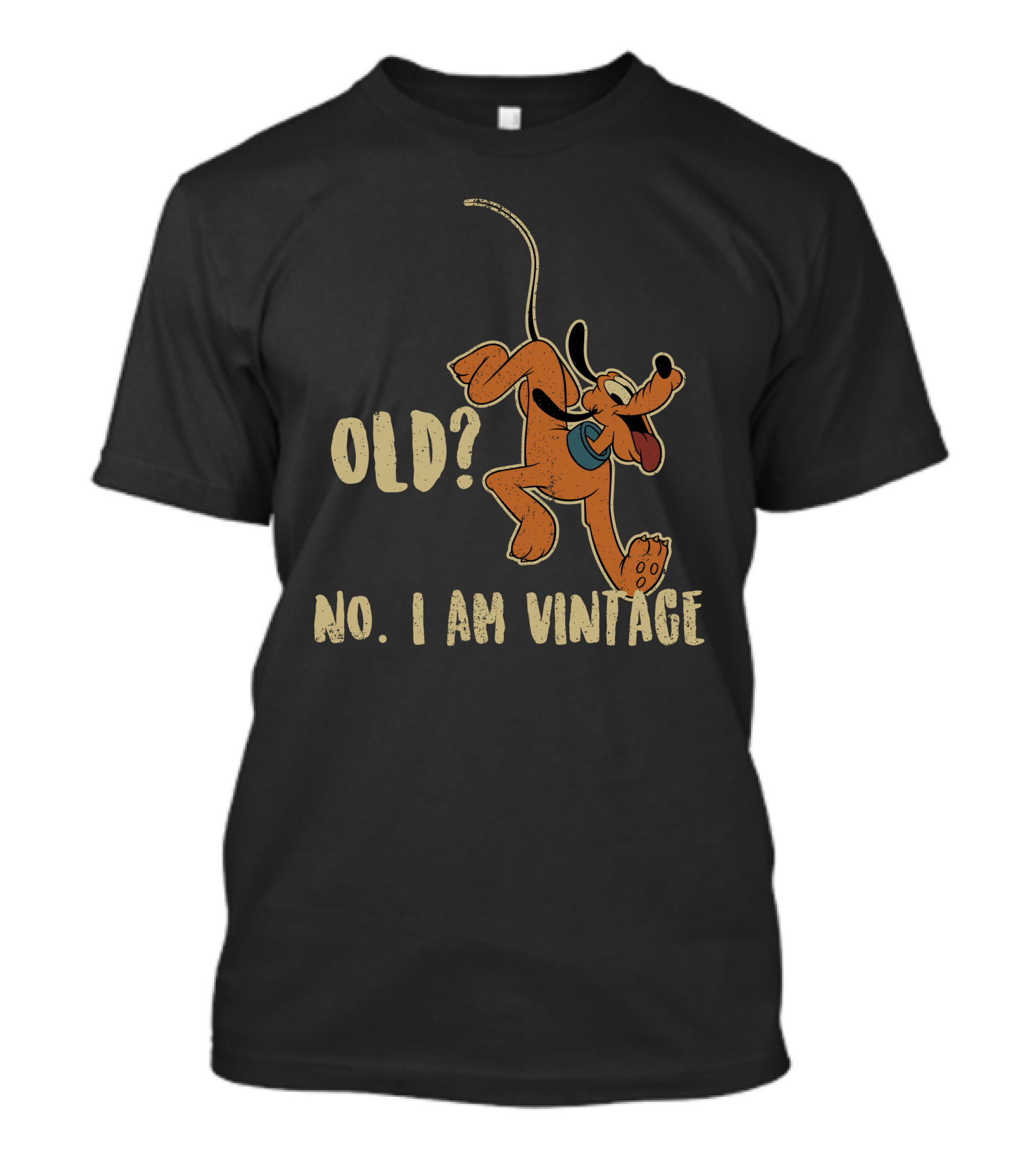 Pluto Old? No I Am Vintage T-Shirt