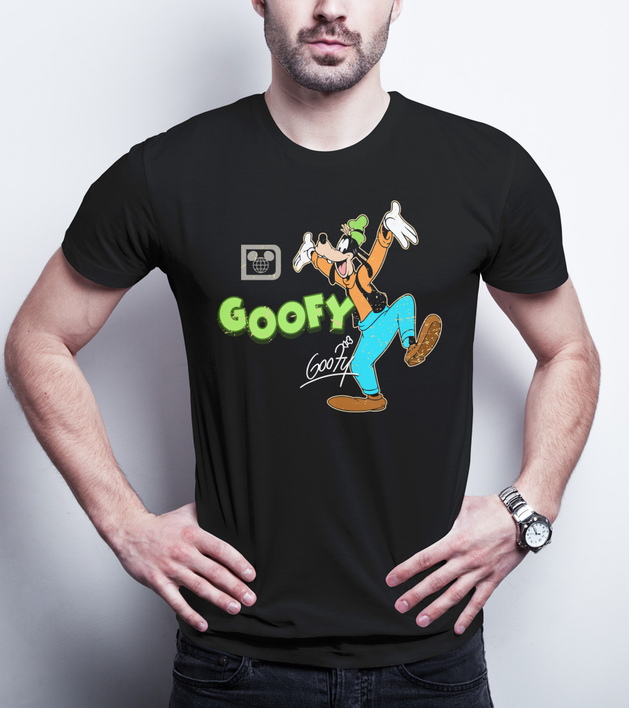 Goofy Disney Character Signature Pose T-Shirt