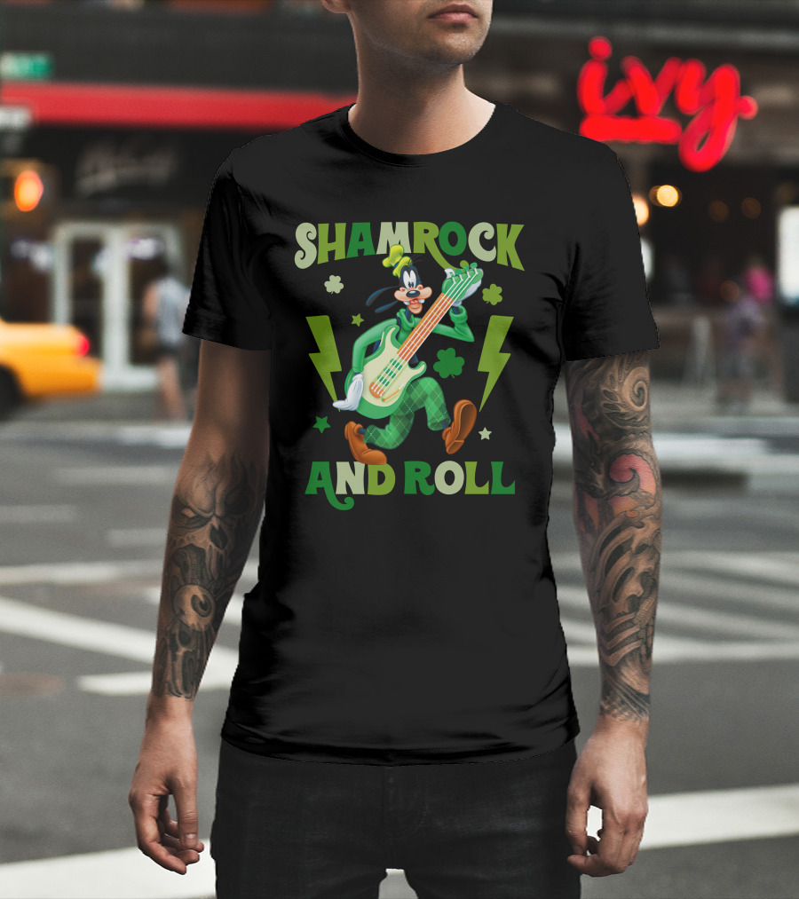 Shamrock And Roll Goofy T-Shirt