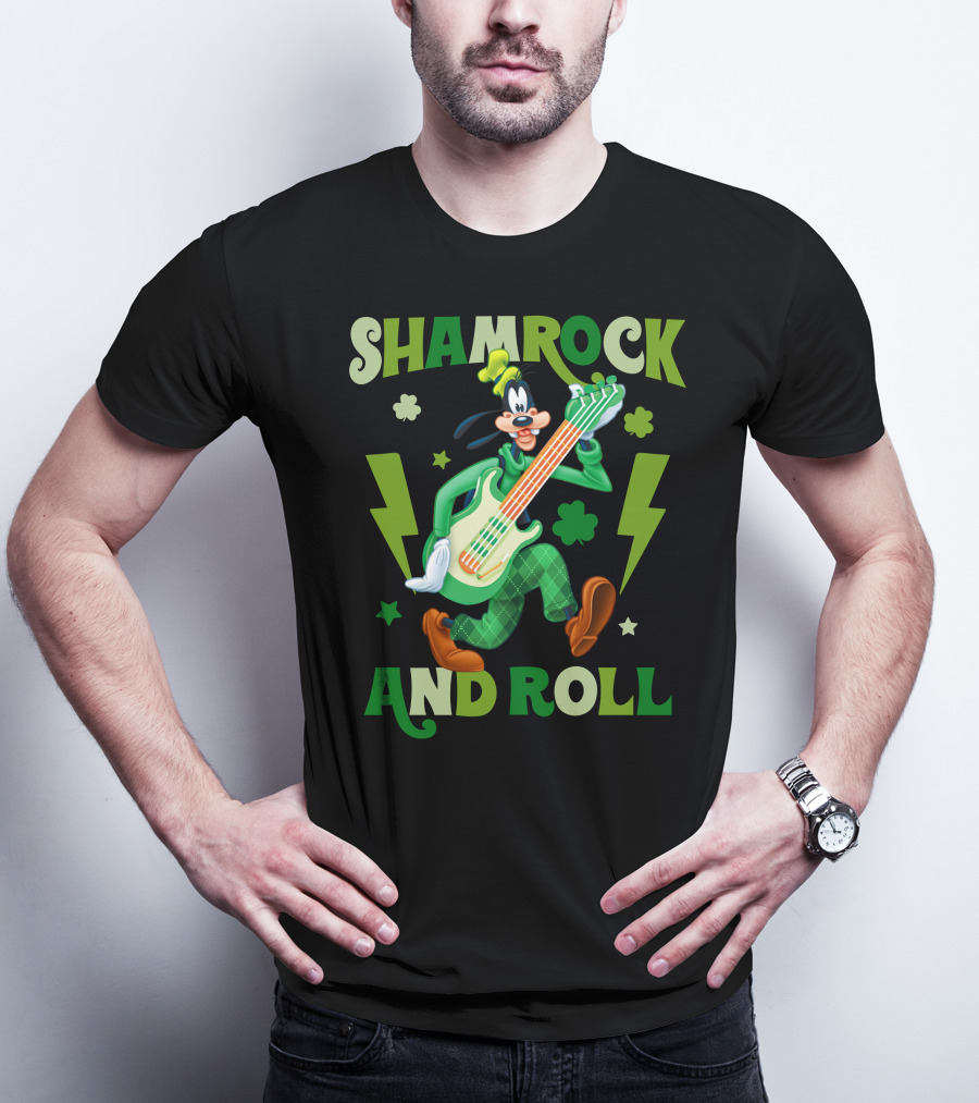 Shamrock And Roll Goofy T-Shirt