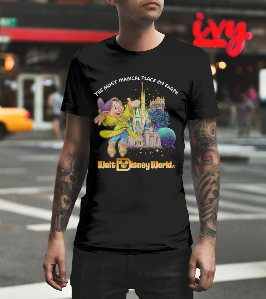 Dopey The Most Magical Place On Earth Walt Disney World T-Shirt