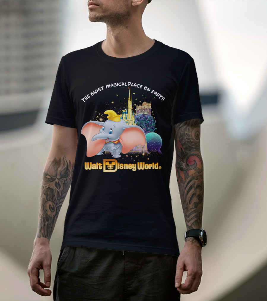 Walt Disney World Dumbo The Most Magical Place On Earth T-Shirt