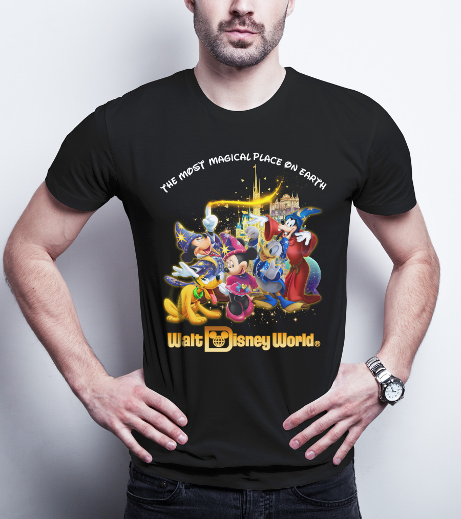 Walt Disney World The Most Magical Place On Earth Mickey & Friends T-Shirt