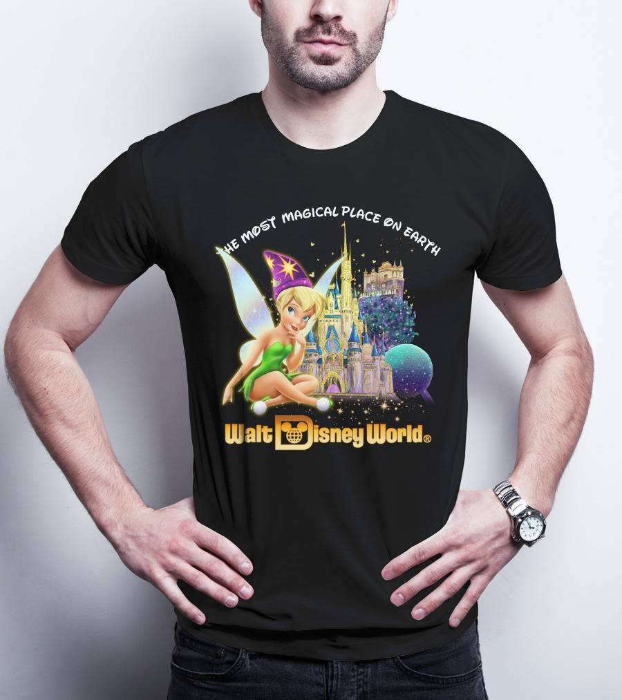 Tinkerbell Walt Disney World The Most Magical Place On Earth T-Shirt