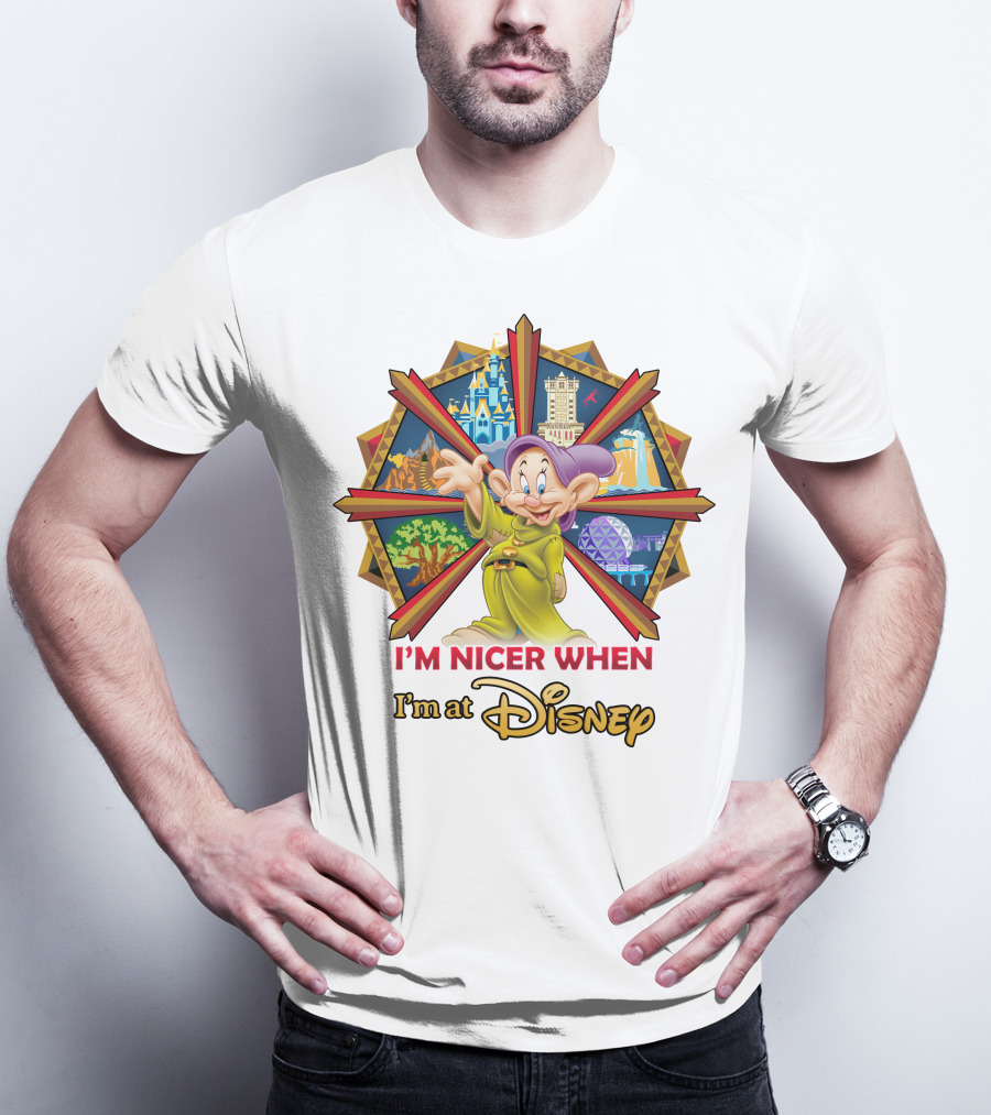 I'm Nicer When I'm At Disney Dopey T-Shirt