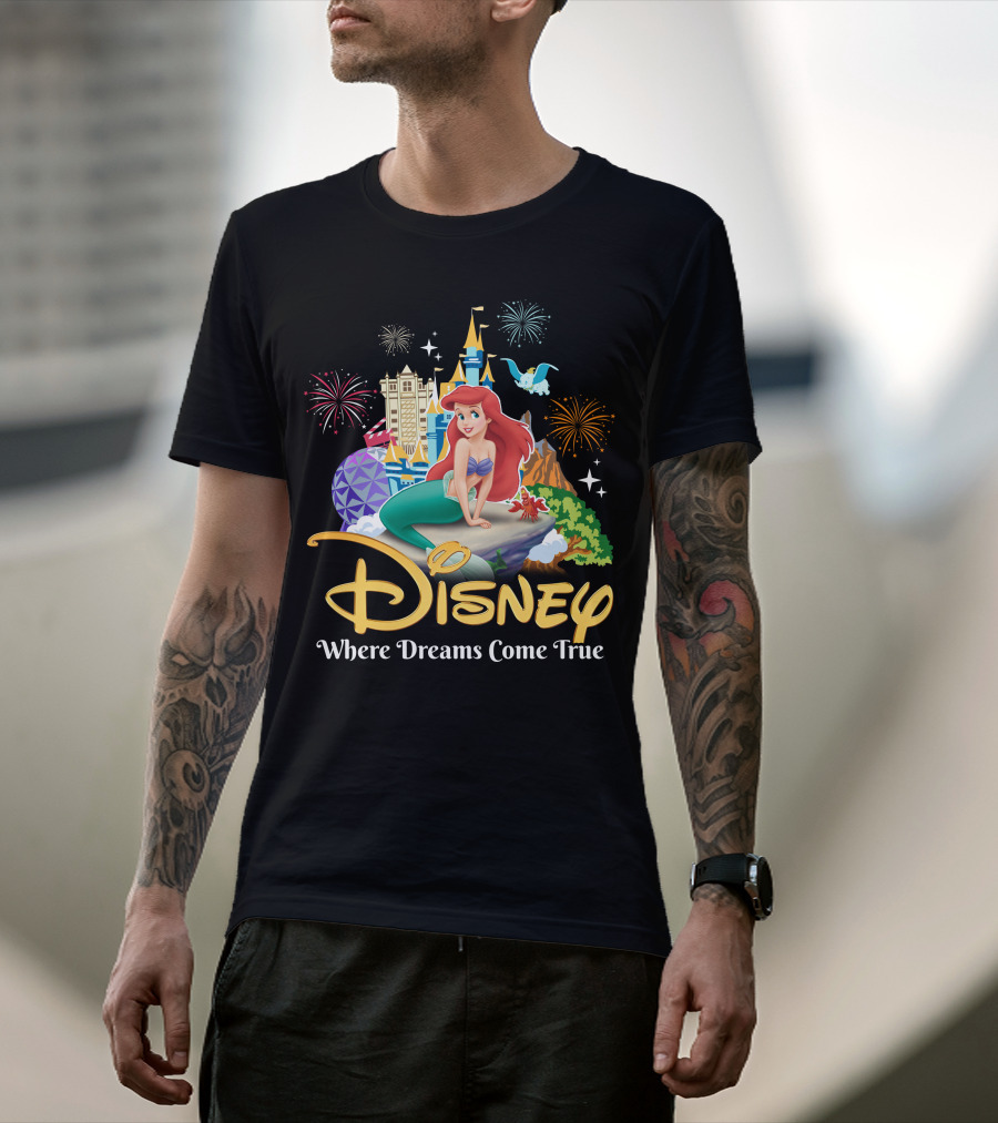 Disney Ariel Where Dreams Come True T-Shirt