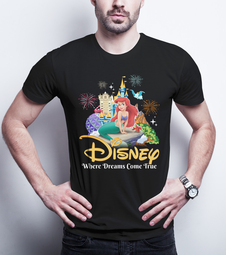 Disney Ariel Where Dreams Come True T-Shirt
