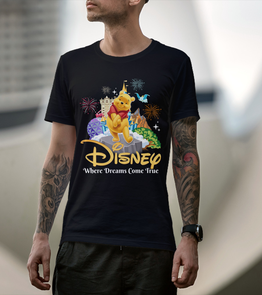 Disney Winnie The Pooh Where Dreams Come True T-Shirt