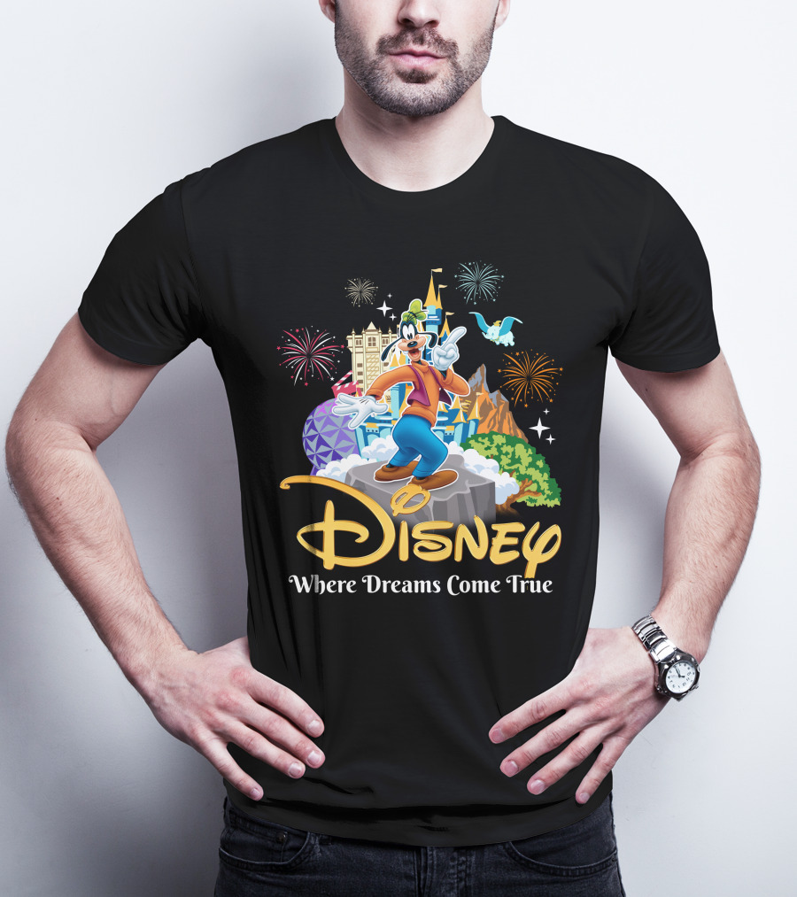 Disney Goofy Where Dreams Come True T-Shirt