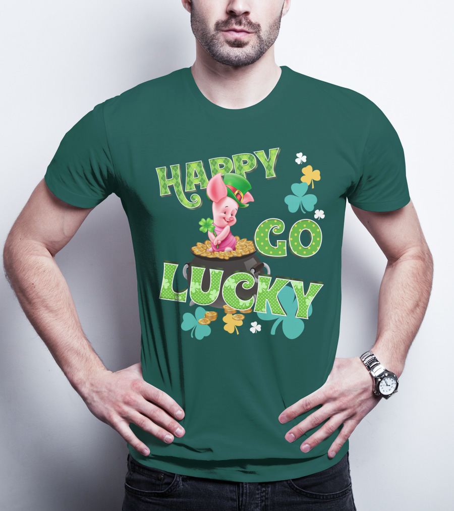 Happy Go Lucky Piglet T-Shirt