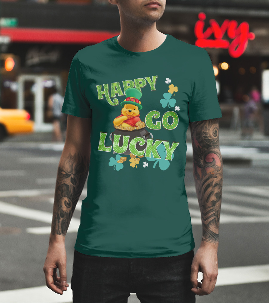 Happy Go Lucky Pooh T-Shirt
