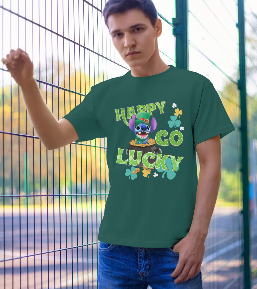 Happy Go Lucky Stitch T-Shirt