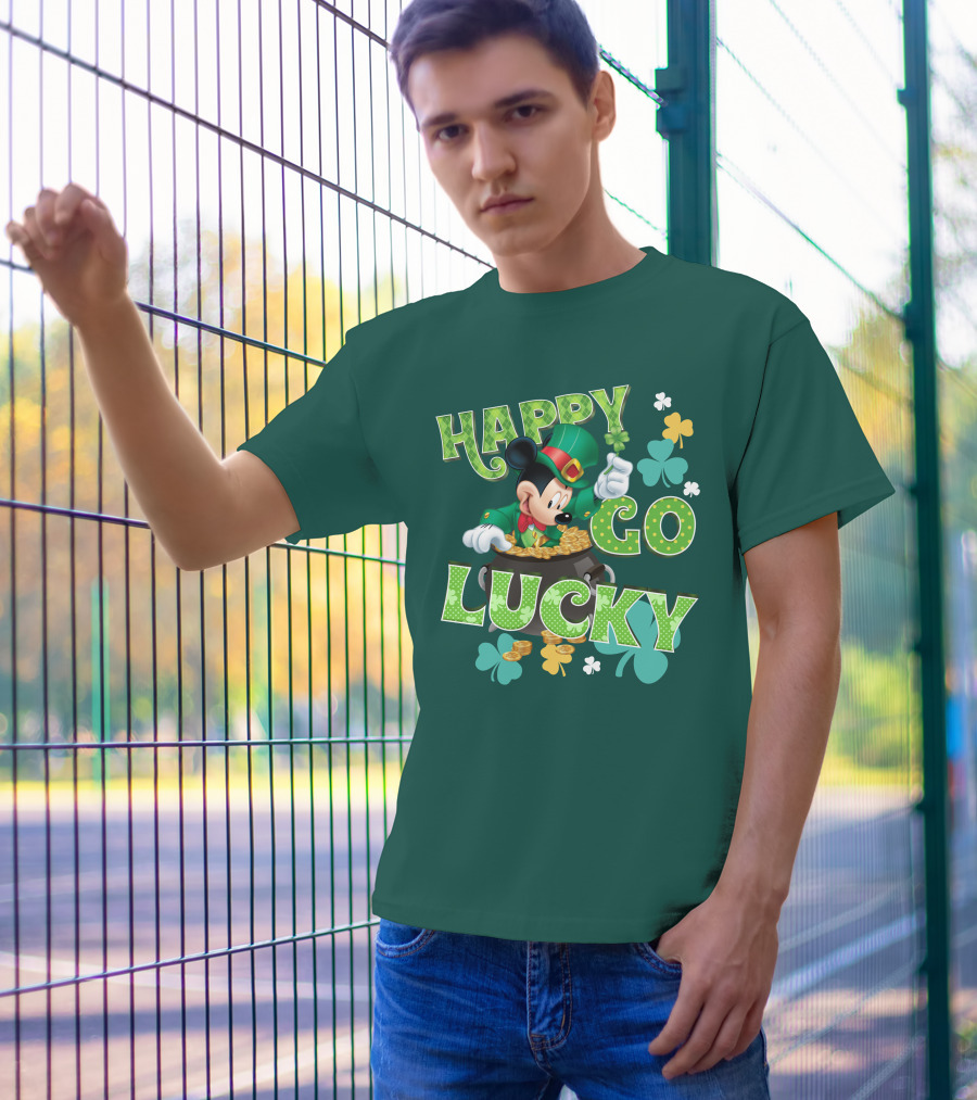 Happy Go Lucky Mickey T-Shirt