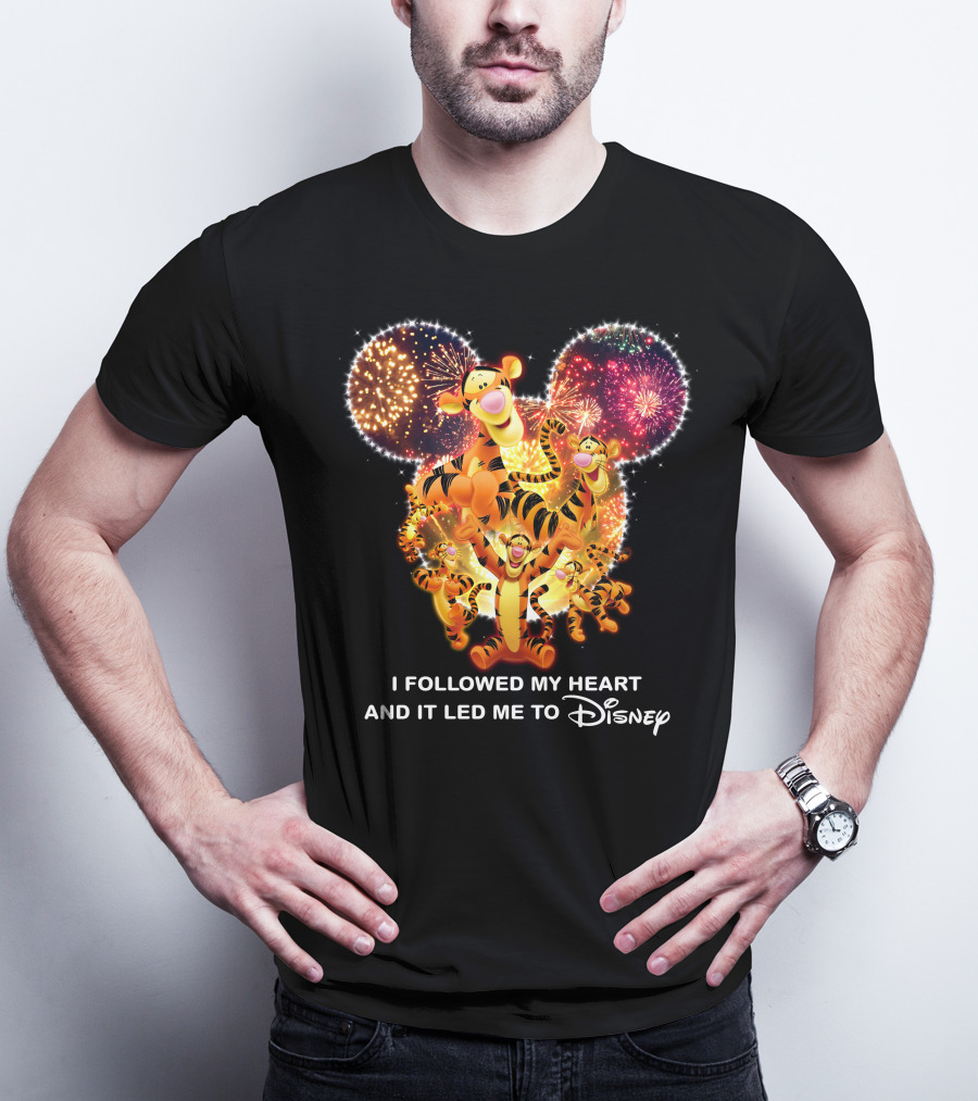 Tigger I Followed My Heart And It Led Me To Disney T-Shirt