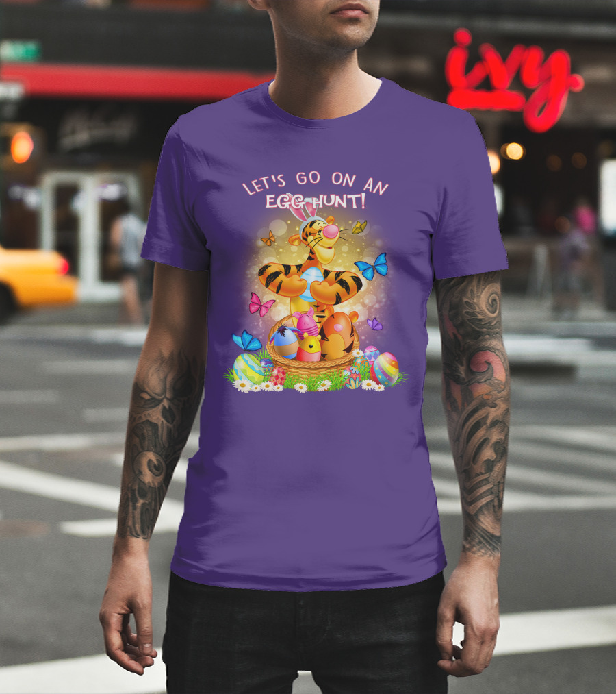 Let's Go On An Egg Hunt Tigger T-Shirt