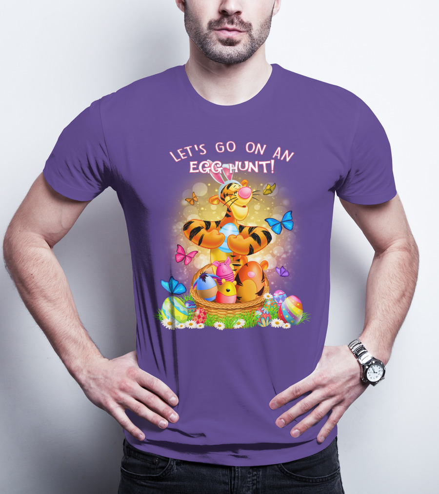 Let's Go On An Egg Hunt Tigger T-Shirt