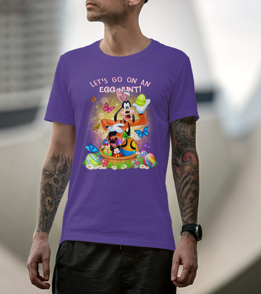 Goofy Let's Go On An Egg Hunt! T-Shirt