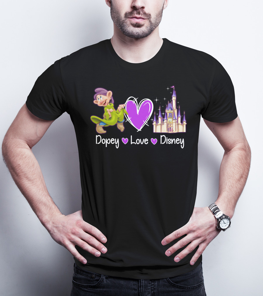 Dopey Love Disney Castle Magic T-Shirt