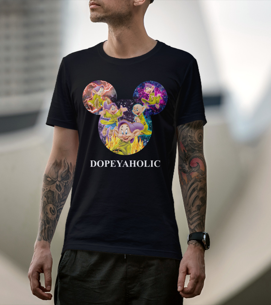 Dopeyaholic Mickey Mouse Ears Multiverse Dopey Wonderland T-Shirt