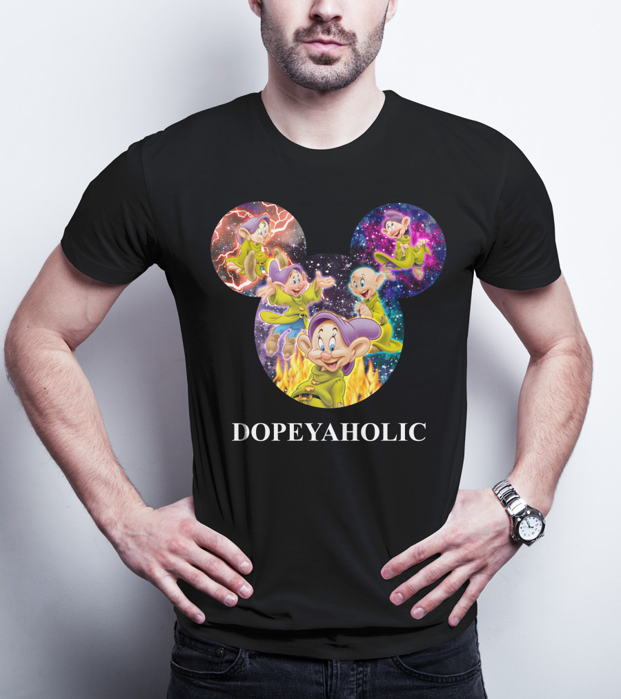 Dopeyaholic Mickey Mouse Ears Multiverse Dopey Wonderland T-Shirt
