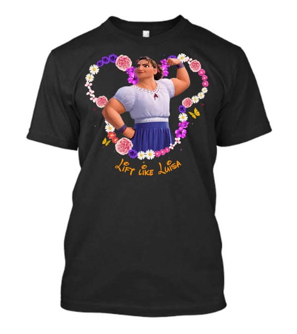 Lift Like Luisa Flowers Butterflies T-Shirt