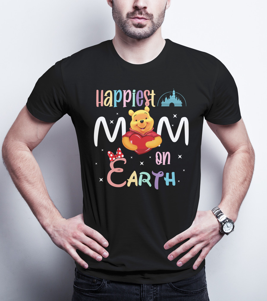 Happiest Mom On Earth Pooh T-Shirt